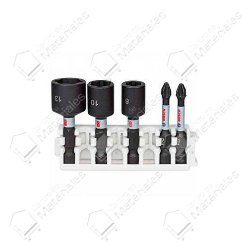 Bosch Set 5 Pick And Click Puntas - Tubos De Impacto - Centro de Materiales