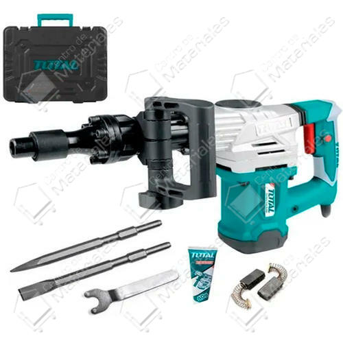 Total Martillo Demoledor 1300 Watts Hex 17 - 20 Joules + Maletin ...