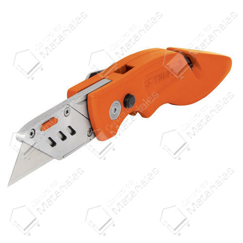 Truper Cutter Retractil Plegable Hoja Trapezoidal - Centro de Materiales